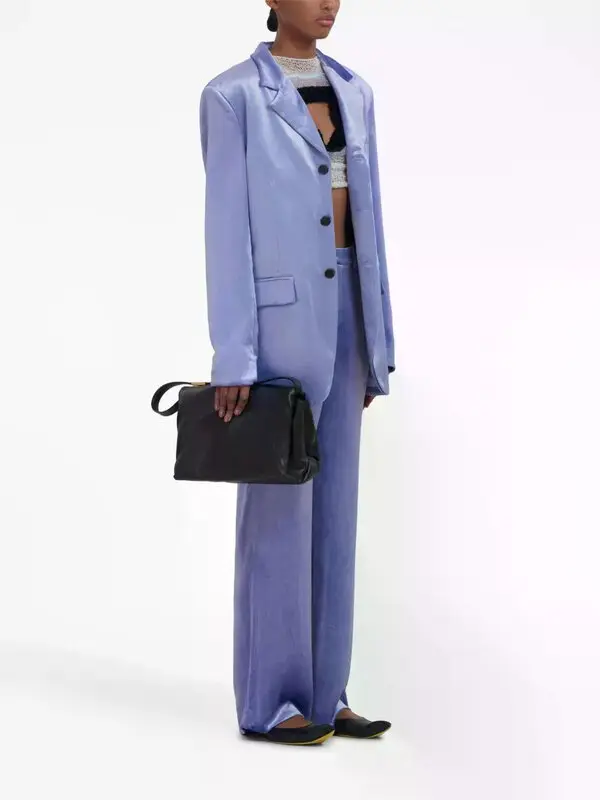 Marni Gima Single-breasted Satin Blazer