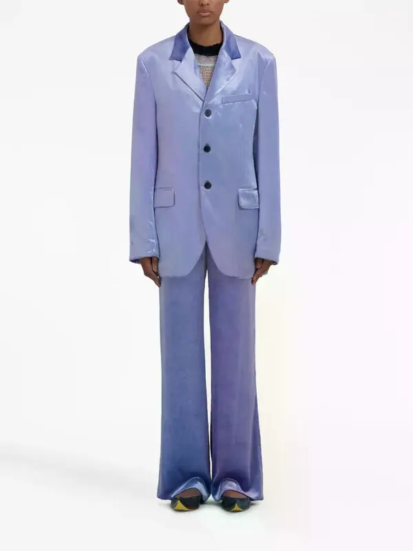 Marni Gima Single-breasted Satin Blazer