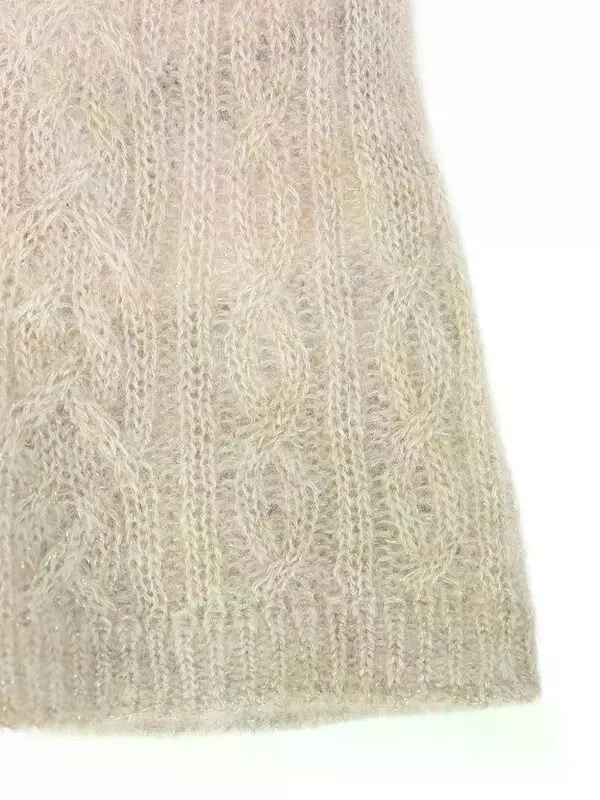 Brunello Cucinelli Cable-knit Gloves