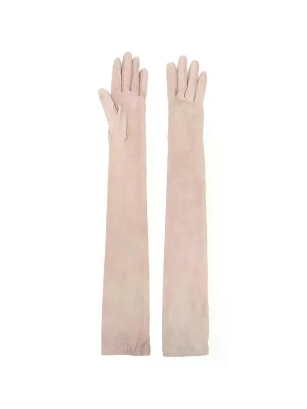 Brunello Cucinelli Leather Gloves - Neutrals
