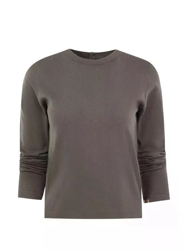 Extreme Cashmere Lizzy Button-back Sweater