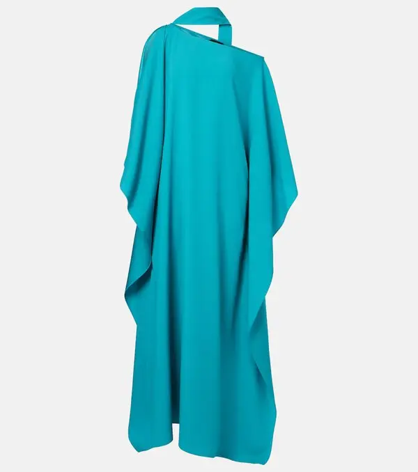 TALLER MARMO Barths One-shoulder Kaftan - Turquoise