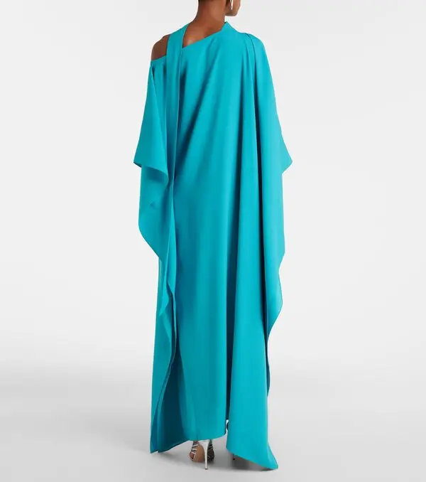 TALLER MARMO Barths One-shoulder Kaftan - Turquoise