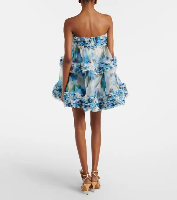 Zimmermann Alchemy Ruffled Silk Organza Minidress