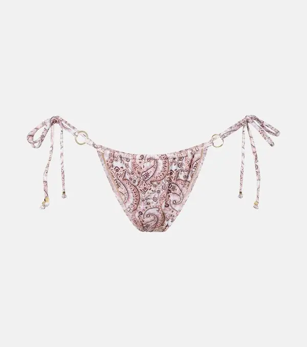 BANANHOT Enzo Paisley Bikini Bottoms - Pink