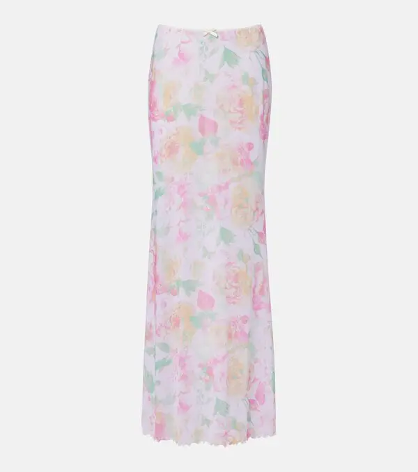 BANANHOT Solay Floral Maxi Skirt