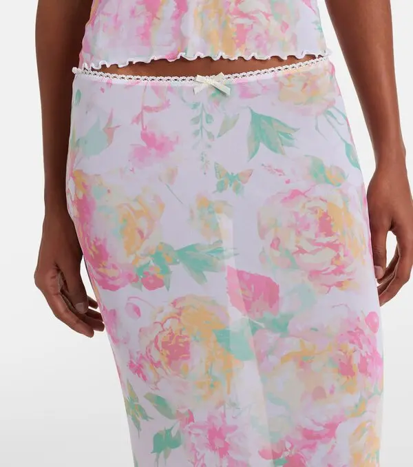 BANANHOT Solay Floral Maxi Skirt