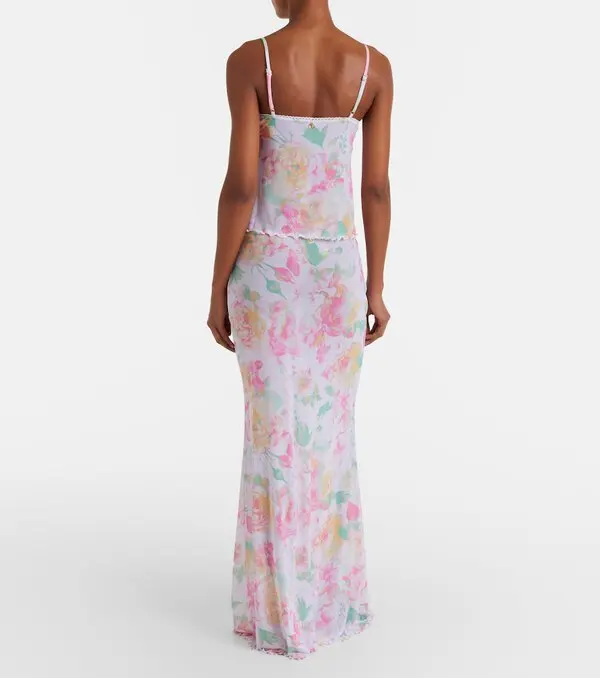 BANANHOT Solay Floral Maxi Skirt