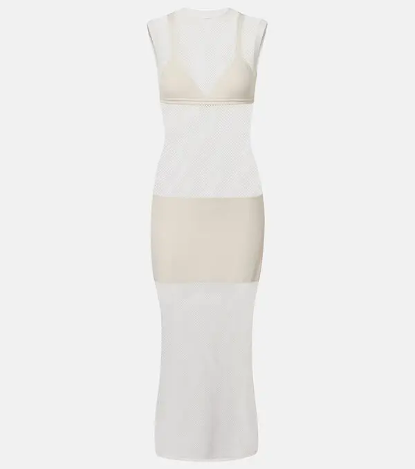 Stella McCartney Crochet Cotton Maxi Dress - White