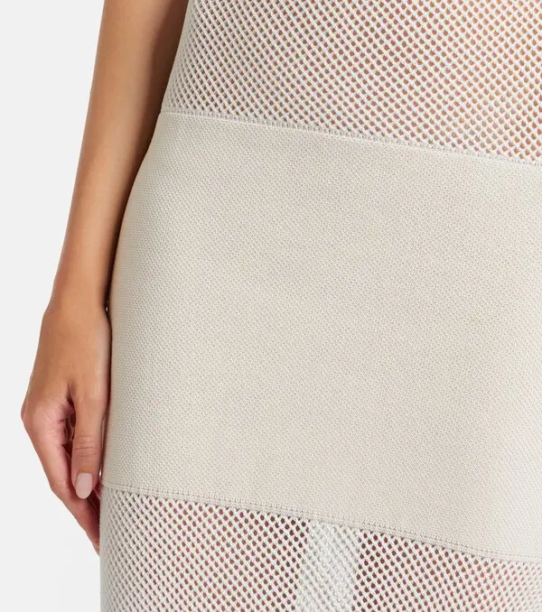 Stella McCartney Crochet Cotton Midi Dress