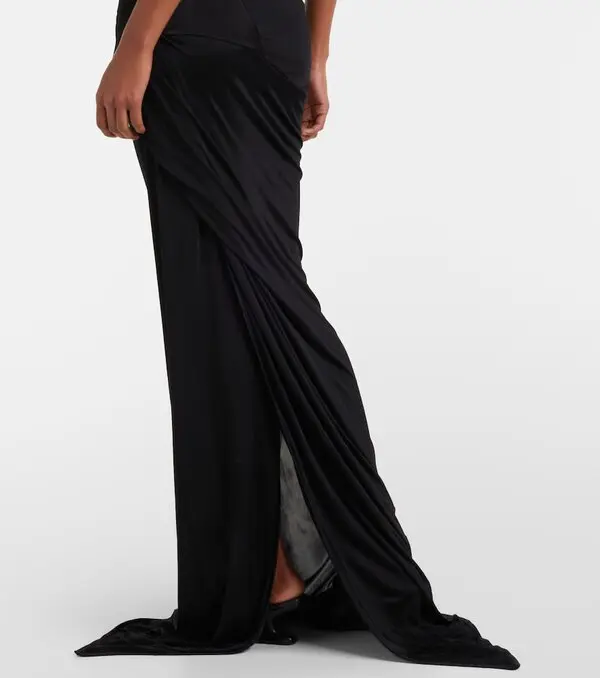 Rick Owens Lilies Shailee Ruched Gown