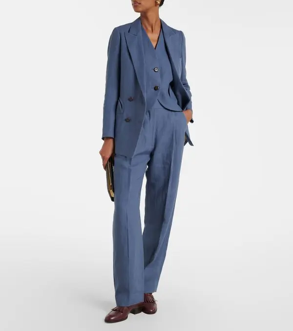 BLAZÉ MILANO Gliss Linen Vest