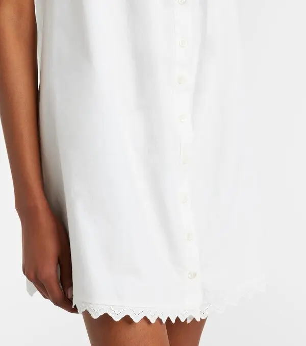 FRAME Cotton Poplin Shirt Dress