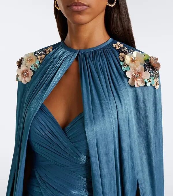Costarellos Embellished Gown