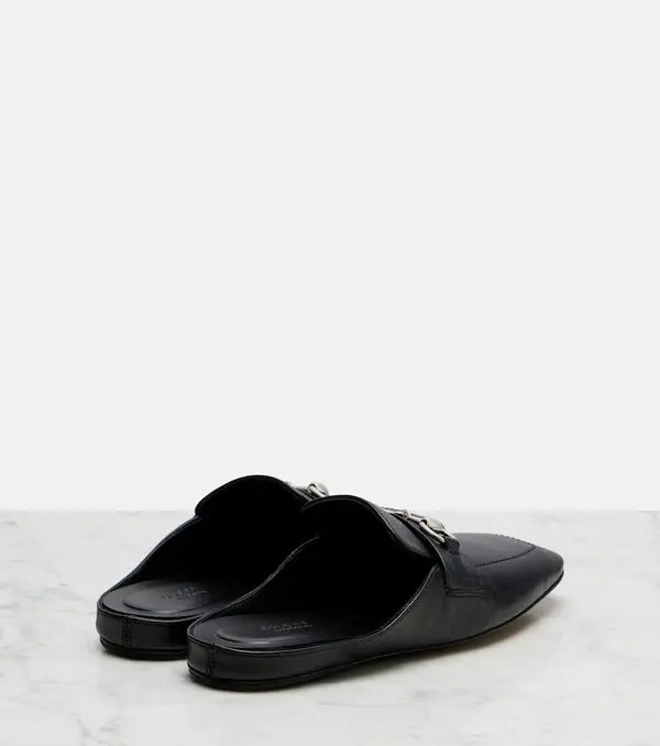 Gucci Ragazzo Horsebit Leather Mules