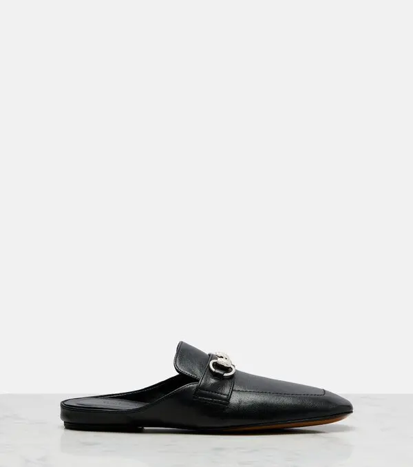 Gucci Ragazzo Horsebit Leather Mules