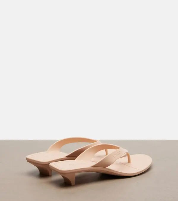 Gucci Vittoria Thong Sandals - Pink