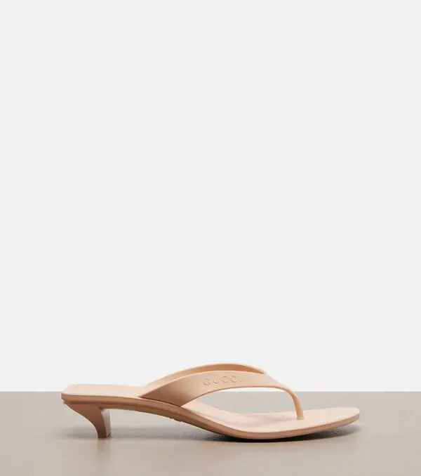 Gucci Vittoria Thong Sandals - Pink