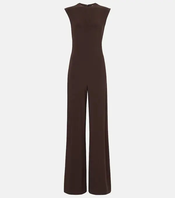 Norma Kamali Jersey Jumpsuit - Brown
