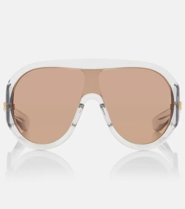 Bottega Veneta Mask Shield Sunglasses - Grey