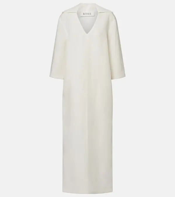 RÓHE Jersey Kaftan - White