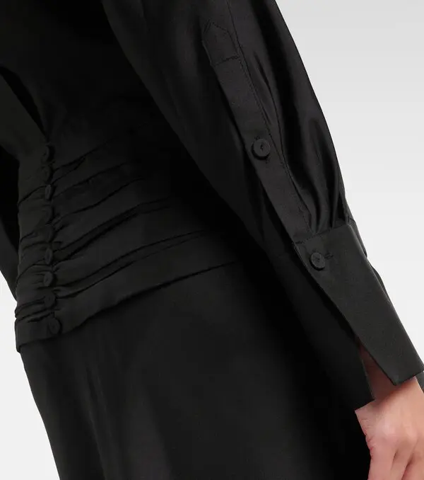 RÓHE Silk Gown - Black
