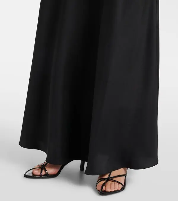 RÓHE Silk Gown - Black
