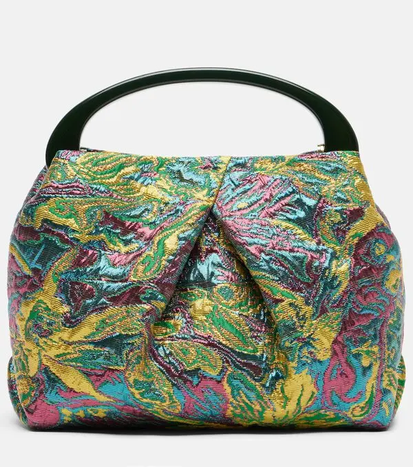 Dries Van Noten Jacquard Top-handle Bag - Multicoloured
