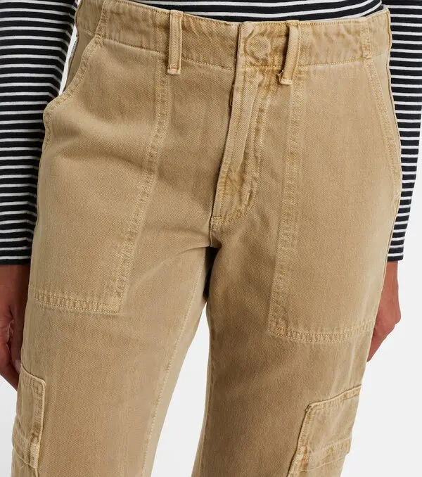 Citizens Of Humanity Mid-rise Cargo Jeans - Beige
