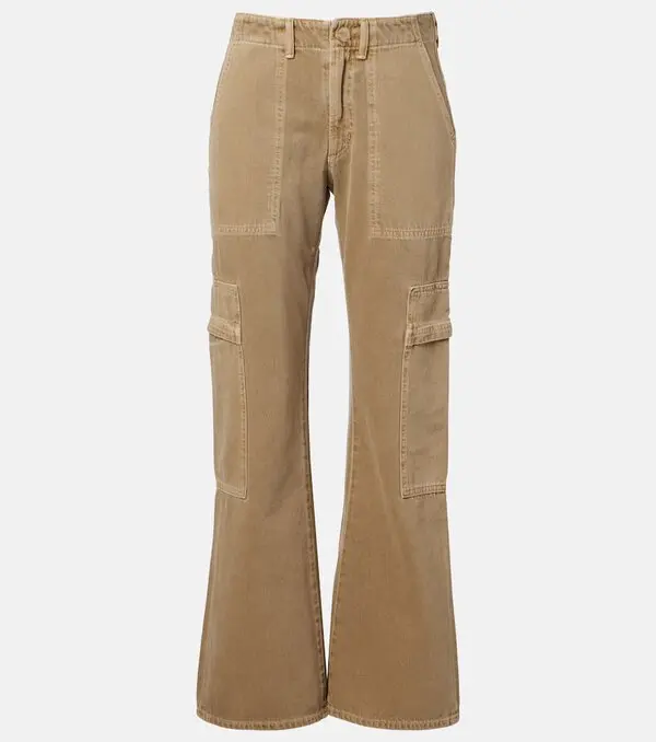 Citizens Of Humanity Mid-rise Cargo Jeans - Beige