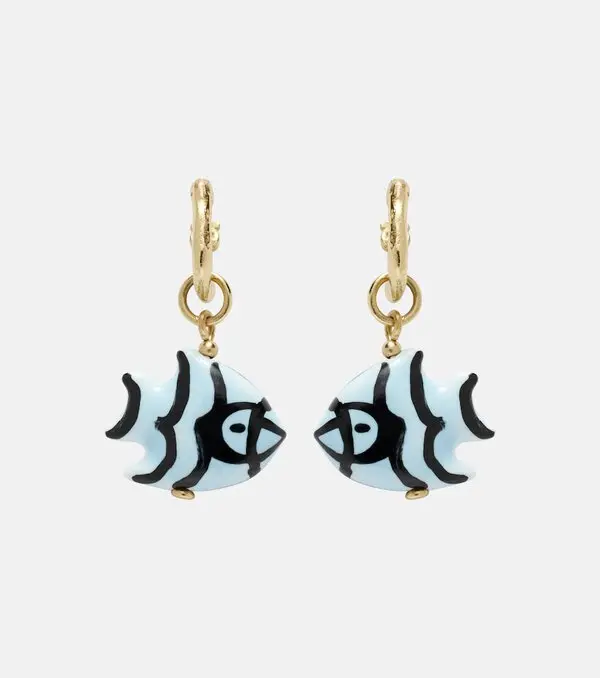 ALEMAIS Calypso Drop Earrings - Blue