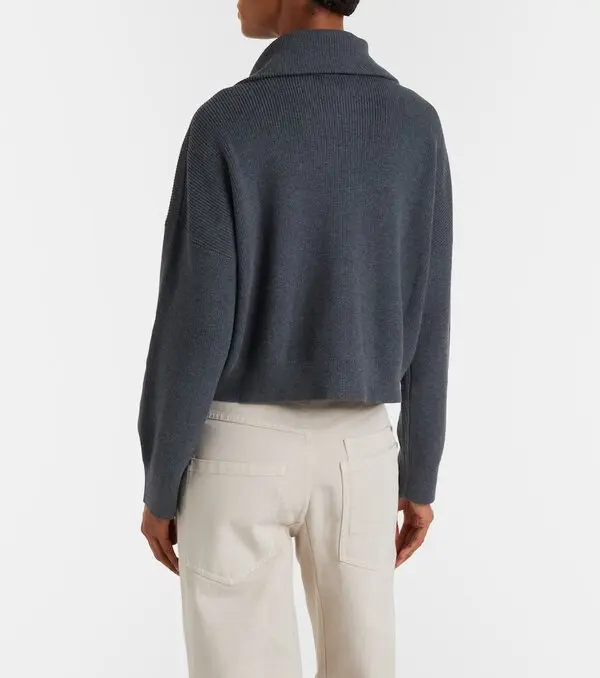 Brunello Cucinelli Cotton Zip-up Cardigan - Grey