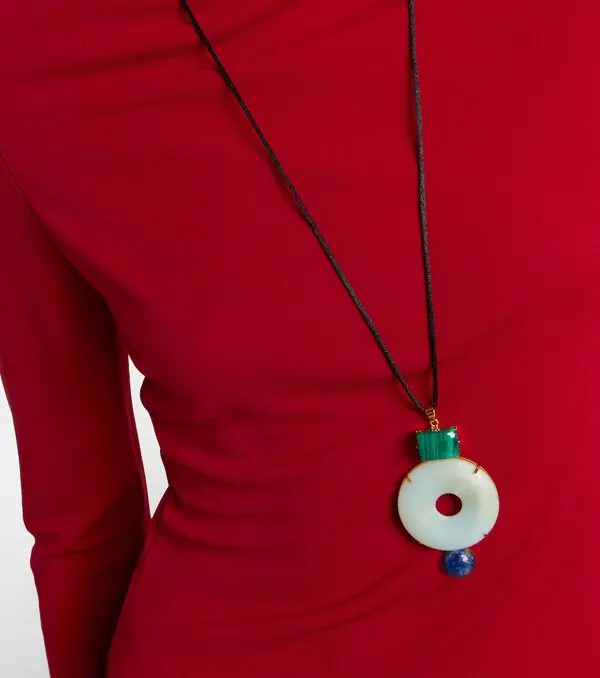 JENNIFER BEHR Devon Embellished Necklace - Multicoloured