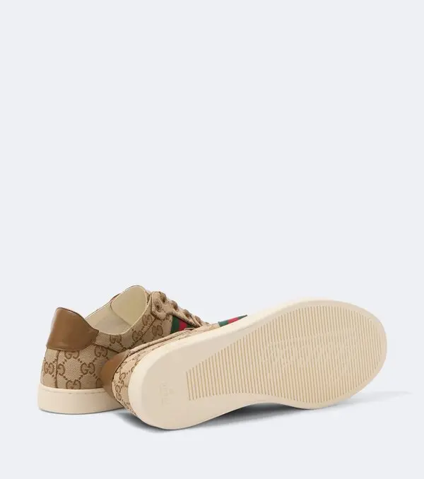 Gucci Stretch Gg Canvas Low-top Sneakers