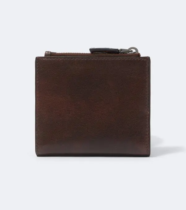 Prada Leather Wallet - Brown