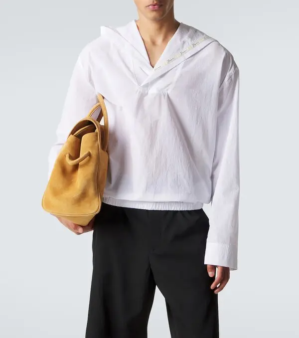 Jacquemus Haut Marin Cotton-blend Shirt