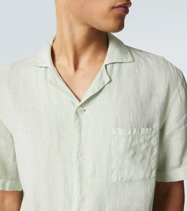 Thom Sweeney Linen Shirt - Green