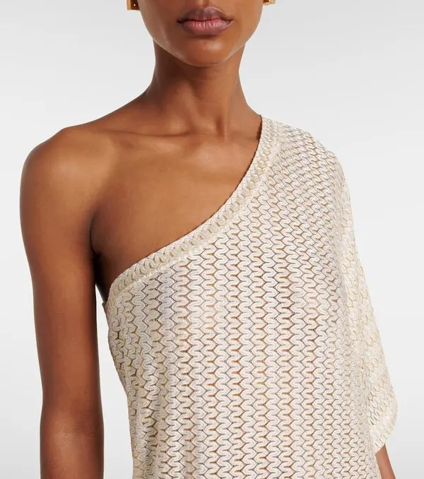 Melissa Odabash Savannah Lamé Beach Cover-up