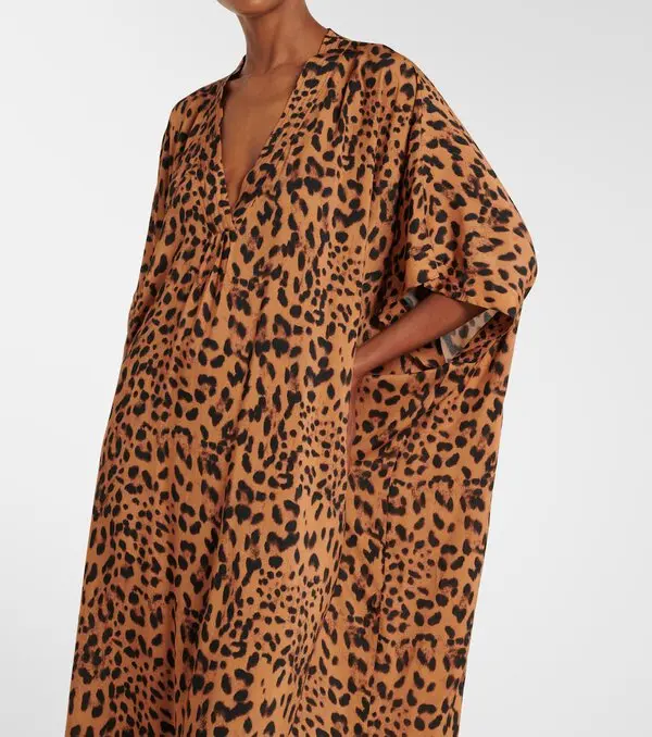 Melissa Odabash Vanessa Leopard-print Kaftan