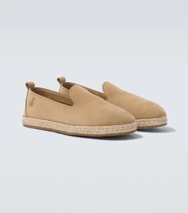 ANCIENT GREEK SANDALS Nomas Leather Espadrilles - Beige