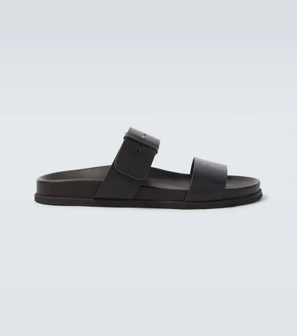 ANCIENT GREEK SANDALS Kimon Leather Sandals - Black