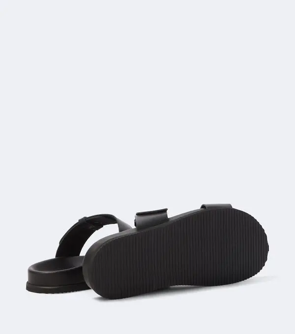 ANCIENT GREEK SANDALS Kimon Leather Sandals - Black