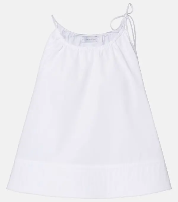 Stella McCartney Cotton Poplin Tank Top - White