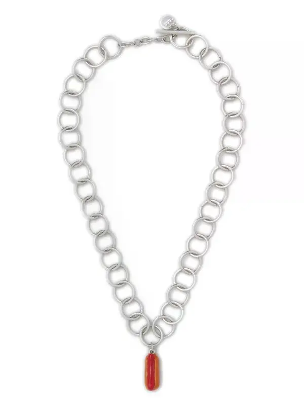 Marni Hot Dog-motif Charm Necklace