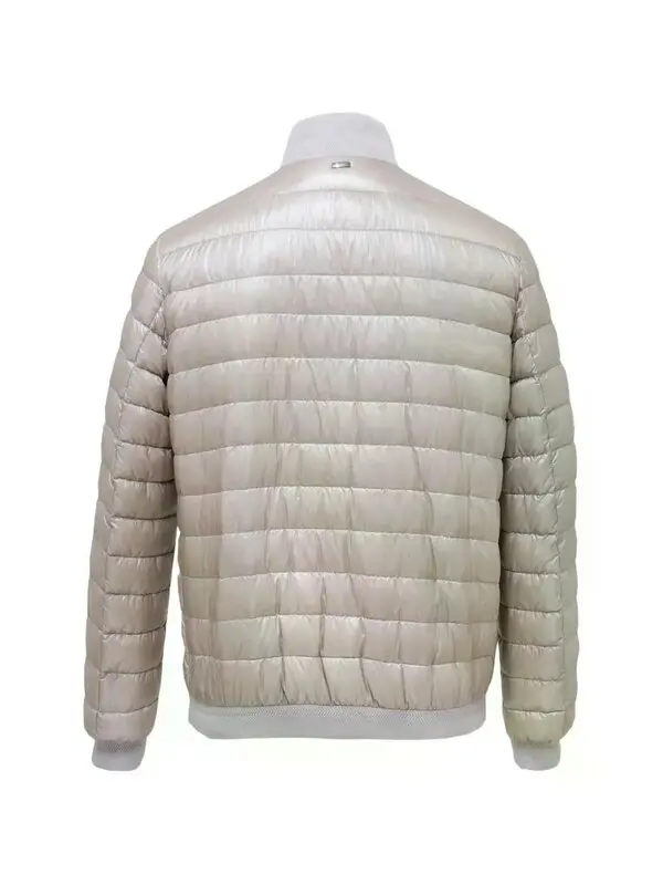 Herno Quilted Zip-up Jacket - Neutrals