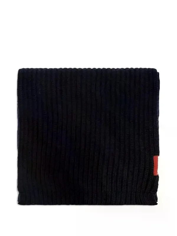 Dsquared2 Ribbed-knit Scarf And Hat Set With Logo Plate