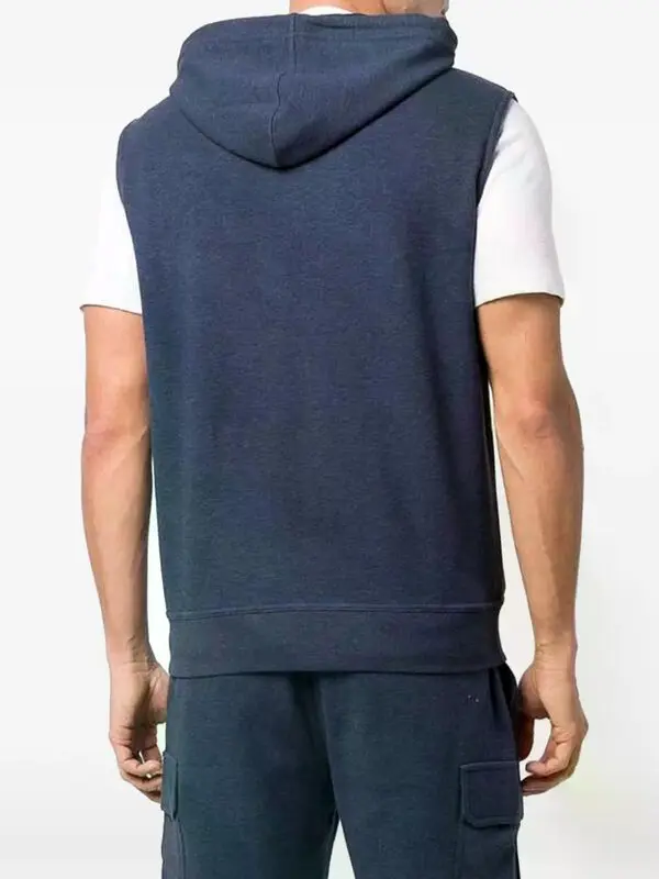 Brunello Cucinelli Sleeveless Zip-up Hoodie