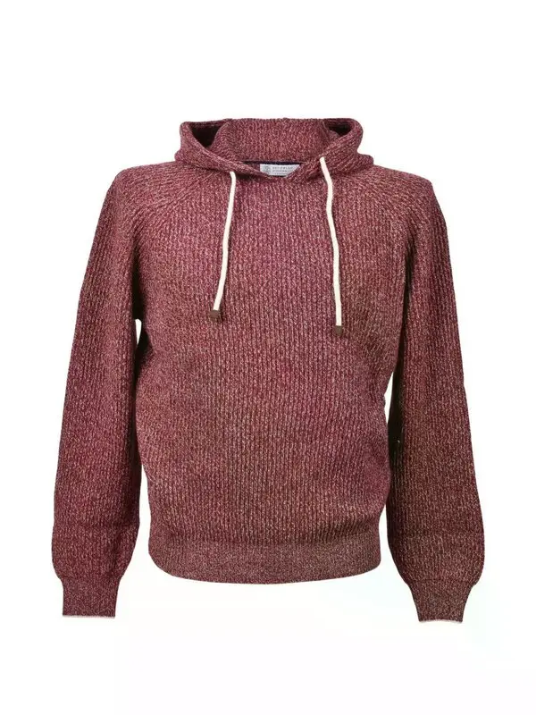 Brunello Cucinelli Ribbed-knit Hoodie