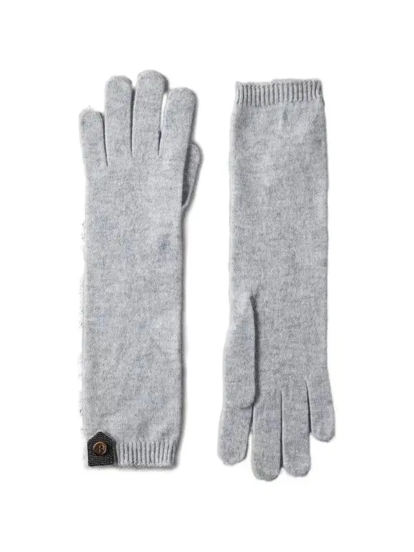 Brunello Cucinelli Opera Cashmere Gloves - Grey