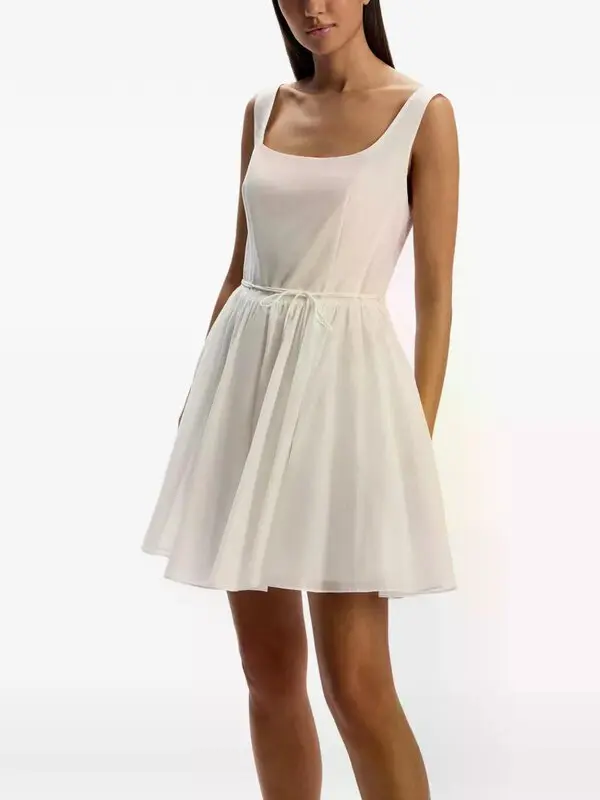 12 STOREEZ Square Neck Mini Dress